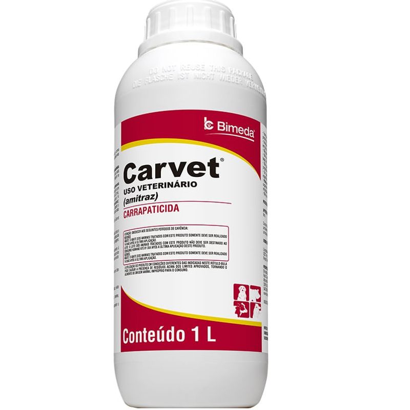 Carvet - Carrapaticida - Pulverização - Bimeda - 1l | Alvorada