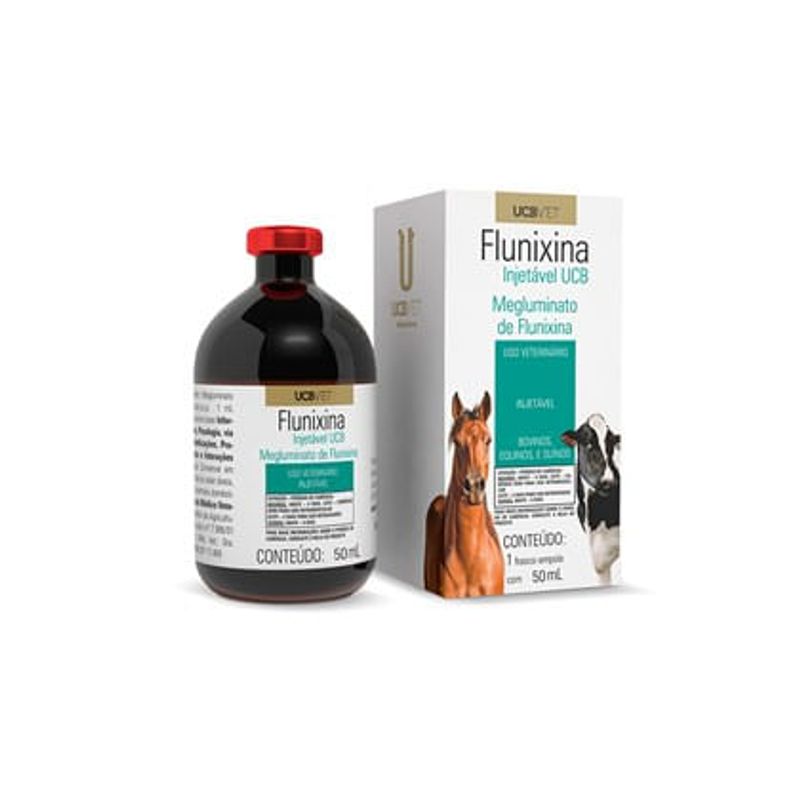 Flunixina - Anti-inflamatório injetável - UCBVET - 50ml | Alvorada