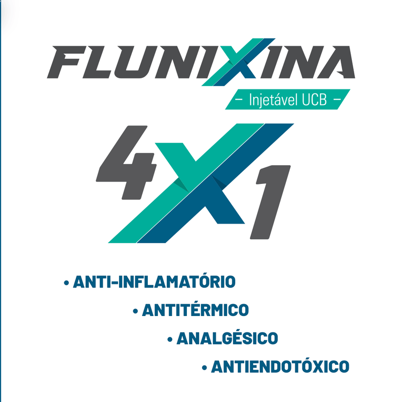 Flunixina - Anti-inflamatório injetável - UCBVET - 100ml | Alvorada