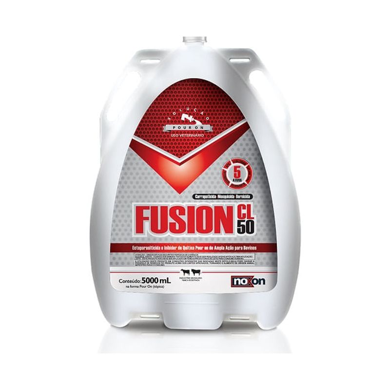 Fusion - Carrapaticida, Mosquicida e Bernicida Pour-On -5l - Noxon ...