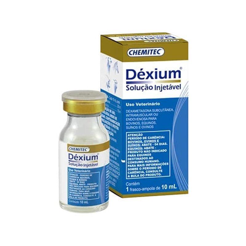Déxium - Anti-inflamatório injetável- 10 ml - Chemitec| Alvorada